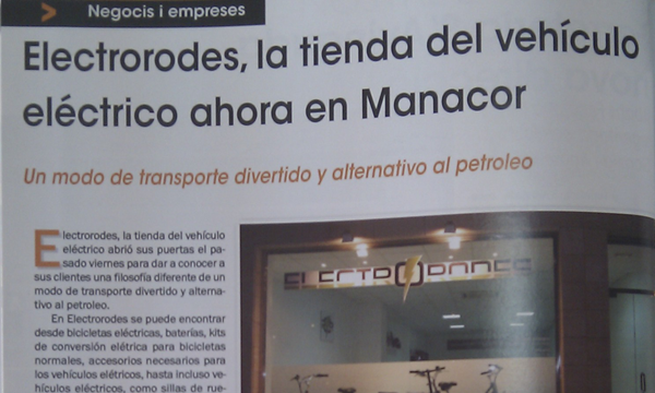 Electrorodes: Bicicletas electricas. Tienda online y taller en Manacor ...